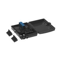 China 24 Cores IP65 Fiber Distribution Box Wall Mounted FTTx 2 Ports Main Cable 16 Drop Cable for sale