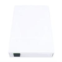 China Time 5 years 2-Cores SC APC Plastic Fiber Optic Faceplate Socket Panel for FTTH Network for sale