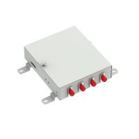 China Fiber Optic Terminal Box 4 Cores FTTH ODN Network Wall Mountable SC Adapter for sale