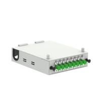 China Aluminum 8 Cores FC APC Fiber Optic Distribution Box for FTTH FTTX Networks for sale