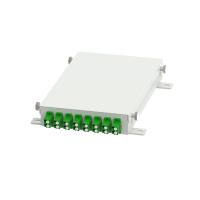China Aluminum 8 Cores FC APC Fiber Optic Distribution Box for FTTH FTTX Networks for sale