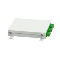 China Aluminum 8 Cores FC APC Fiber Optic Distribution Box for FTTH FTTX Networks for sale