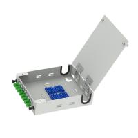 China Aluminum 8 Cores FC APC Fiber Optic Distribution Box for FTTH FTTX Networks for sale