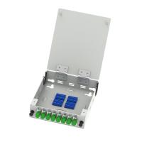 China Aluminum 8 Cores FC APC Fiber Optic Distribution Box for FTTH FTTX Networks for sale
