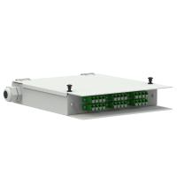 China Cold Rolled Steel FTTH Terminal Box 12 Cores LC APC ODN Fiber Optic Wall Mount for sale