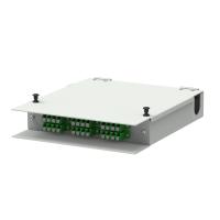 China Cold Rolled Steel FTTH Terminal Box 12 Cores LC APC ODN Fiber Optic Wall Mount for sale