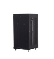 China 22U Network Server Data Rack Glass Door Max 800kg Load 600*600*1200 in RAL7035 Colour for sale