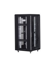 China 22U Network Server Data Rack Glass Door Max 800kg Load 600*600*1200 in RAL7035 Colour for sale