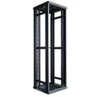 China 27U Open Rack with 4 Stands and 4 Wheels Cabinet Standard 19inch IP20 Protection for sale