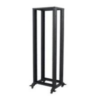 China 27U Open Rack with 4 Stands and 4 Wheels Cabinet Standard 19inch IP20 Protection for sale