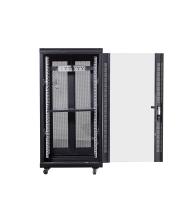 China 22U Network Server Data Rack Glass Door Max 800kg Load 600*600*1200 in RAL7035 Colour for sale