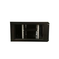 China Wall Mounted Network Cabinet Rack 4U Server Rack 19 Inch 600*600 Toughened Glass Door for sale