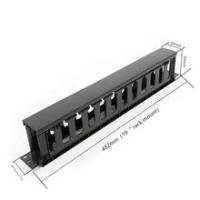 China Metal 24 Ports Cable Management Stander 19