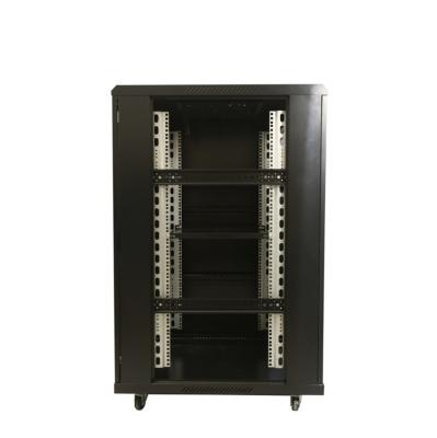 China 19 Inch Network Rack Server Case Cabinet with Sgs Certification and Toughened Glass Door for sale
