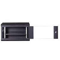 China 600mm Depth Wall Cabinet 6U Server Rack with Toughened Glass Door or Mesh Door Stock for sale
