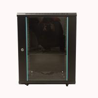 China 15U Wall Mount Cabinet Network Wall Cabinet 19 Inch Toughened Glass Door 600*600*750 for sale