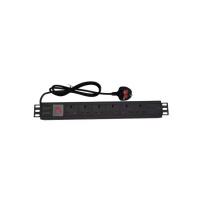 China Private Mold Yes 19inch 1U PDU with 6-8 Universal Sockets and 2m Wire Aluminium Alloy for sale
