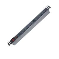 China Private Mold Yes 19inch 1U PDU with 6-8 Universal Sockets and 2m Wire Aluminium Alloy for sale