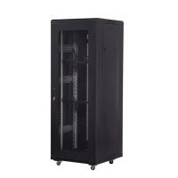 China 32U Rack Server Case with 19 Inch Toughened Glass Door Made in IP20 Protection Level for sale
