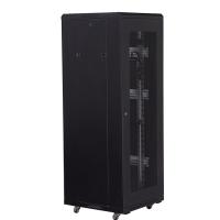 China 32U Rack Server Case with 19 Inch Toughened Glass Door Made in IP20 Protection Level for sale