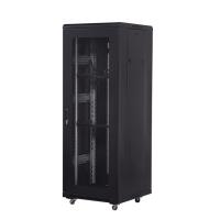 China 32U Rack Server Case with 19 Inch Toughened Glass Door Made in IP20 Protection Level for sale