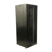 China 32U Rack Server Case with 19 Inch Toughened Glass Door Made in IP20 Protection Level for sale