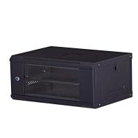 China 530*400*240 4U Rackmount Toughened Glass Door Server Rack Cabinet Static Loading 40 kg for sale