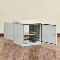 China Cold Rolled Steel 12U Outdoor Waterproof Cabinet Distribution Box Electric Control Box for sale