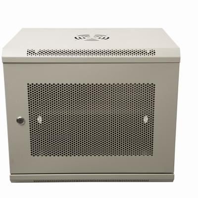 China SPCC Cold Rolled Steel Material 9U Server Rack with Toughened Glass Door or Mesh Door for sale