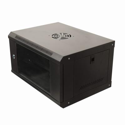 China Stock 19 inch 6U Wall Hanging Server Cabinet with 60 kg Static Loading and Competitive for sale