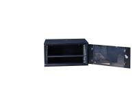 China 530*400*240 Stock 19 Inch Wall Mount Network Cabinet with Fixed Shelf Screw and Nut for sale