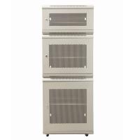 China 400mm Depth 19 Inch Network Server Rack for Wall Mount Cabinet and Toughened Glass Door for sale