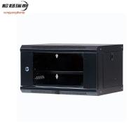China IP20 Protection Level 4U Network Wall Mount Cabinet Enclosure with Locking Glass Door for sale
