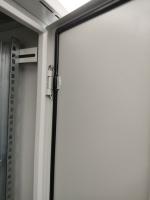 China Stainless Steel 38U 19'' 600*600 Outdoor Rainproof Cabinet Customized Grey RAL7035 for sale