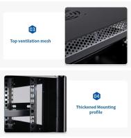 China SPCC Cold Rolled Steel 6u 530*400*300 Standard 19 Inch Data Center Server Rack with 1 for sale