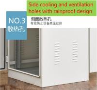 China Customized Logo 42u SPCC Cold Rolled Steel Outdoor Waterproof Network Server Cabinet for sale