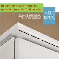 China Customized Logo 42u SPCC Cold Rolled Steel Outdoor Waterproof Network Server Cabinet for sale