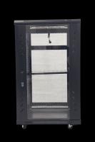 China 18U Server Rack Floor Standing Network Cabinet with Toughened Glass Door or Mesh Door for sale
