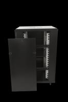 China 18U Server Rack Floor Standing Network Cabinet with Toughened Glass Door or Mesh Door for sale