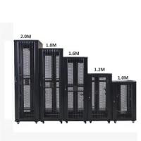 China 18U Server Rack Floor Standing Network Cabinet with Toughened Glass Door or Mesh Door for sale
