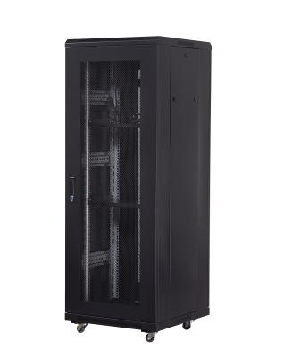 China 800kgs Capacity Mesh Door Server Cabinet for 600x800 Server Rack in Data Center and Network Cabinet for sale