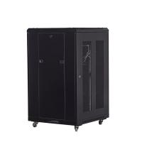 China 18U PDU Power Distribution Unit Rack Cabinet with RAL9005 Black Finish and Materials for sale