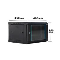 China 19' International Standard 12U Wall Mount Network Cabinet with Perforated Door for sale