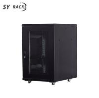 China 19' International Standard 6U 600*600*350 Rack Mount Server Cabinet in RAL9005 Black for sale