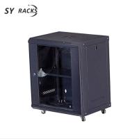 China 19' International Standard 6U 600*600*350 Rack Mount Server Cabinet in RAL9005 Black for sale