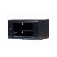 China 19 Inch Server Rack with Locking Glass Door Cabinet 4U Wall Mount Metal Enclosure for sale
