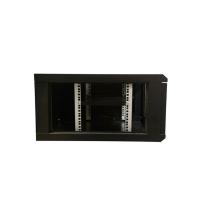 China 19 Inch Server Rack with Locking Glass Door Cabinet 4U Wall Mount Metal Enclosure for sale