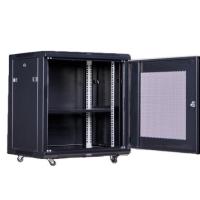 China 19 Inch Wall-mounted Network Cabinet with Glass Door 12U Server Rack Easy to Install for sale
