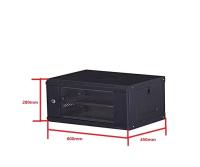 China 19'' 530*400 Data Center Server Rack Direct 4U and 6U 1.0/0.6mm thickness for sale