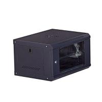 China 6U Server Rack Wall Mount Network Cabinet with Tempered Glass Door and 1.0mm Thickness for sale
